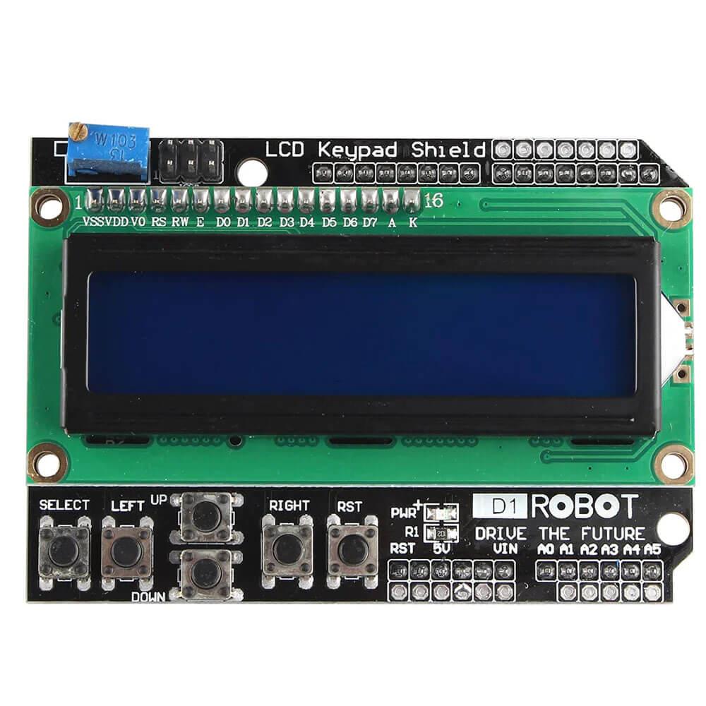 Planar LCD Display Modules Mega2560 R3 + 1602 LCD Keypad Shield V3 For ...